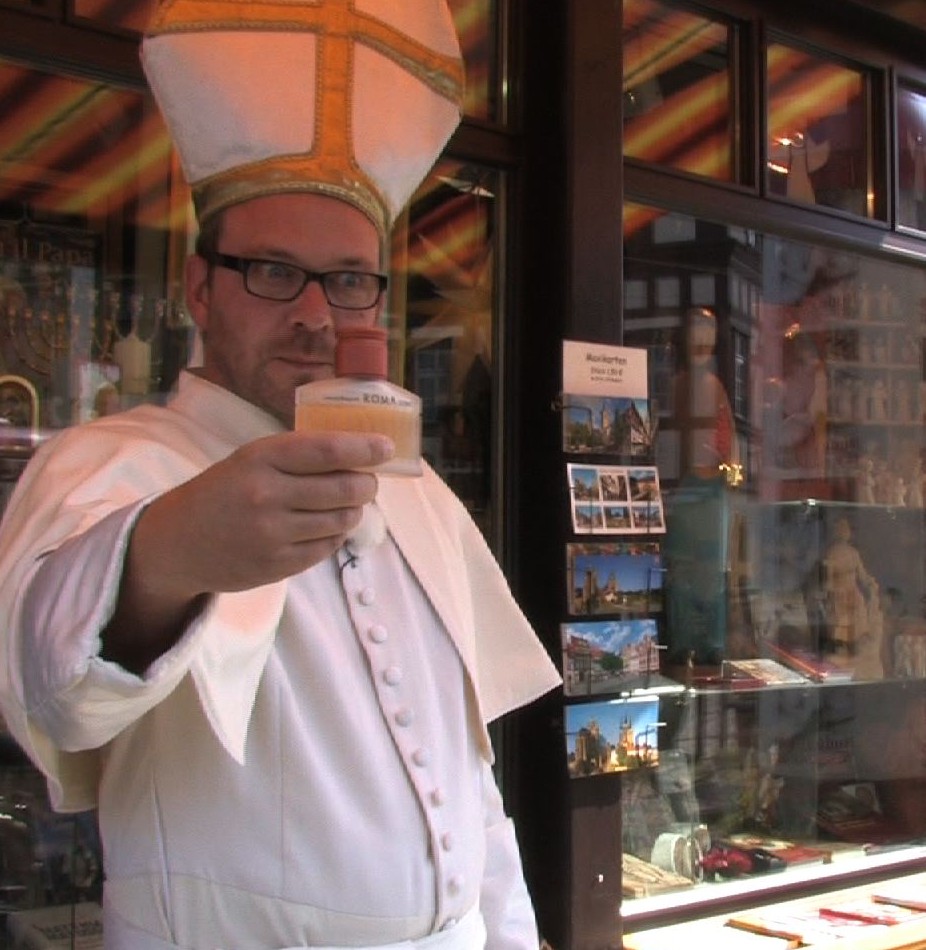 Ebert als Papst in Erfurt – Daniel Ebert